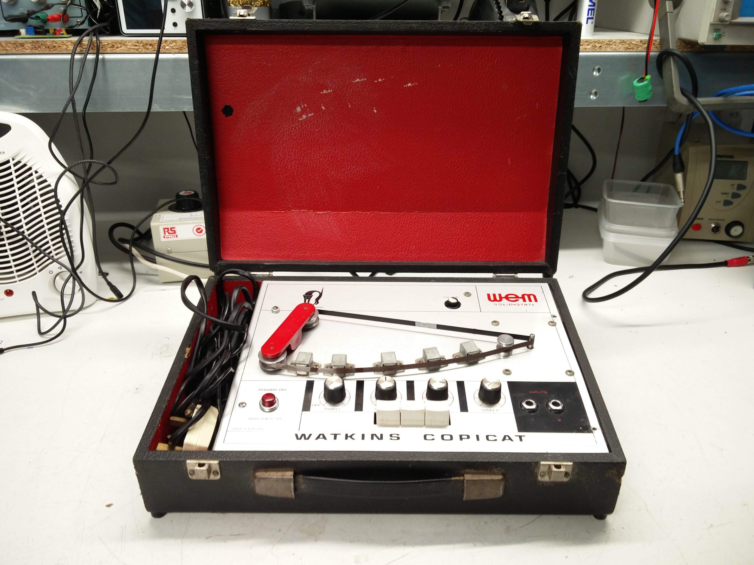 WEM Copicat Tape Echo Repair - Keld Ampworks Guitar Amplifier Repair